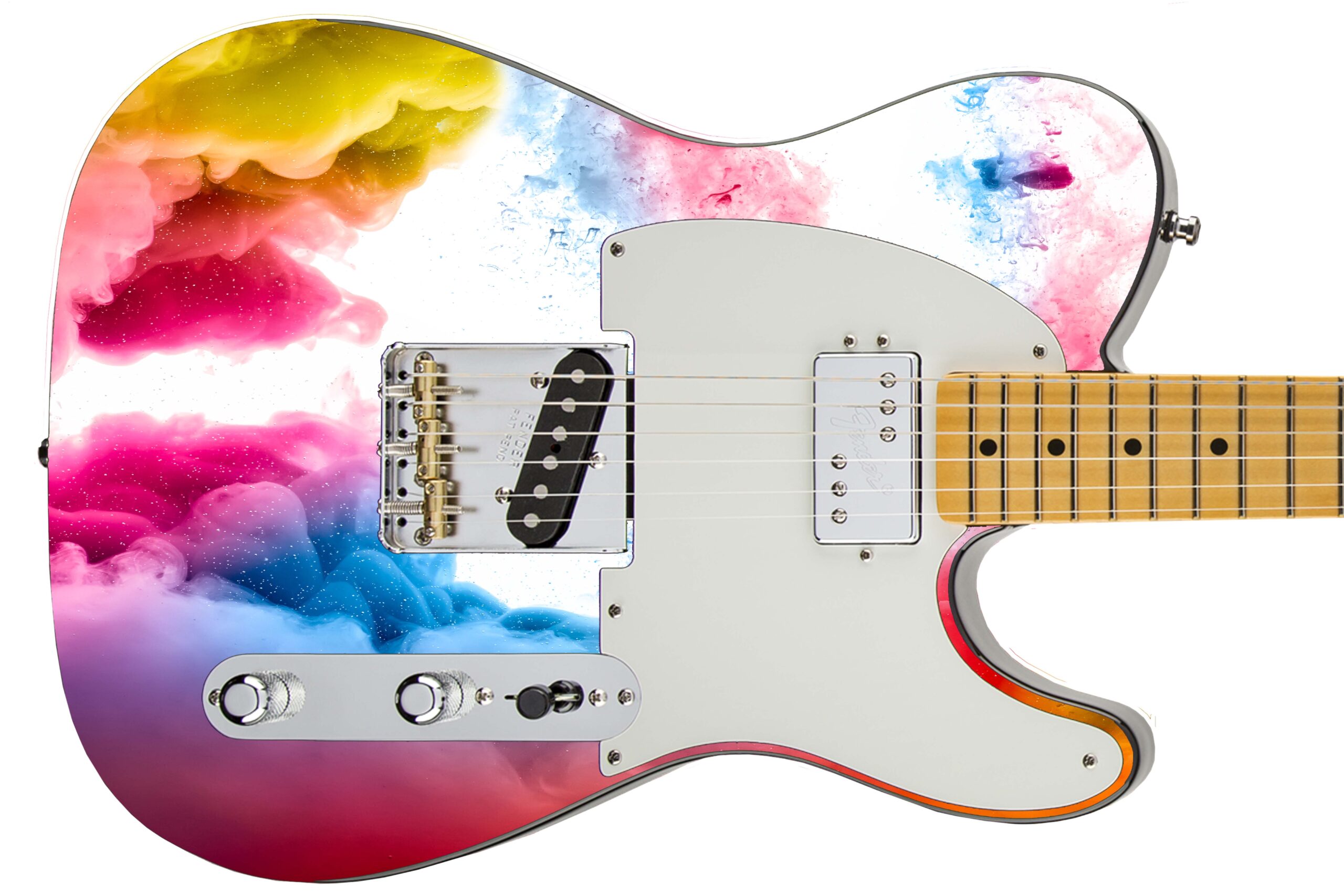 Guitar Wrap Axe Skin - Lava Lamp Clouds - 556 - Sticka Steve's