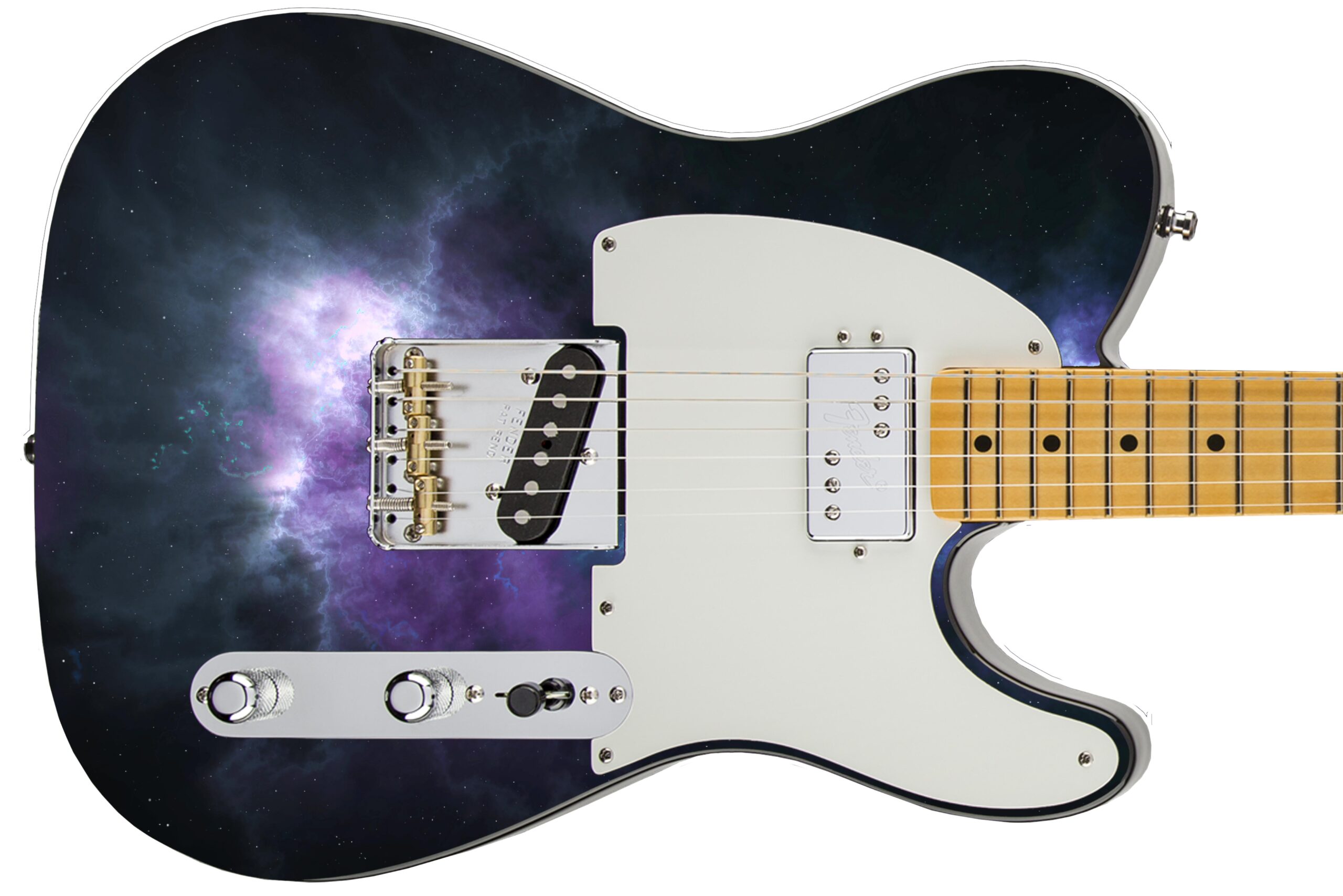 Guitar Wrap Electric Bass Axe Skin Purple Nebula Six Sixx 1106 - Sticka ...